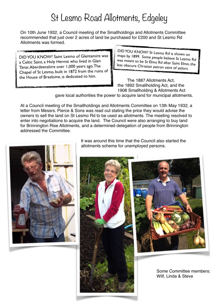 St Lesmo Road Allotment Association | Allotments Stockport