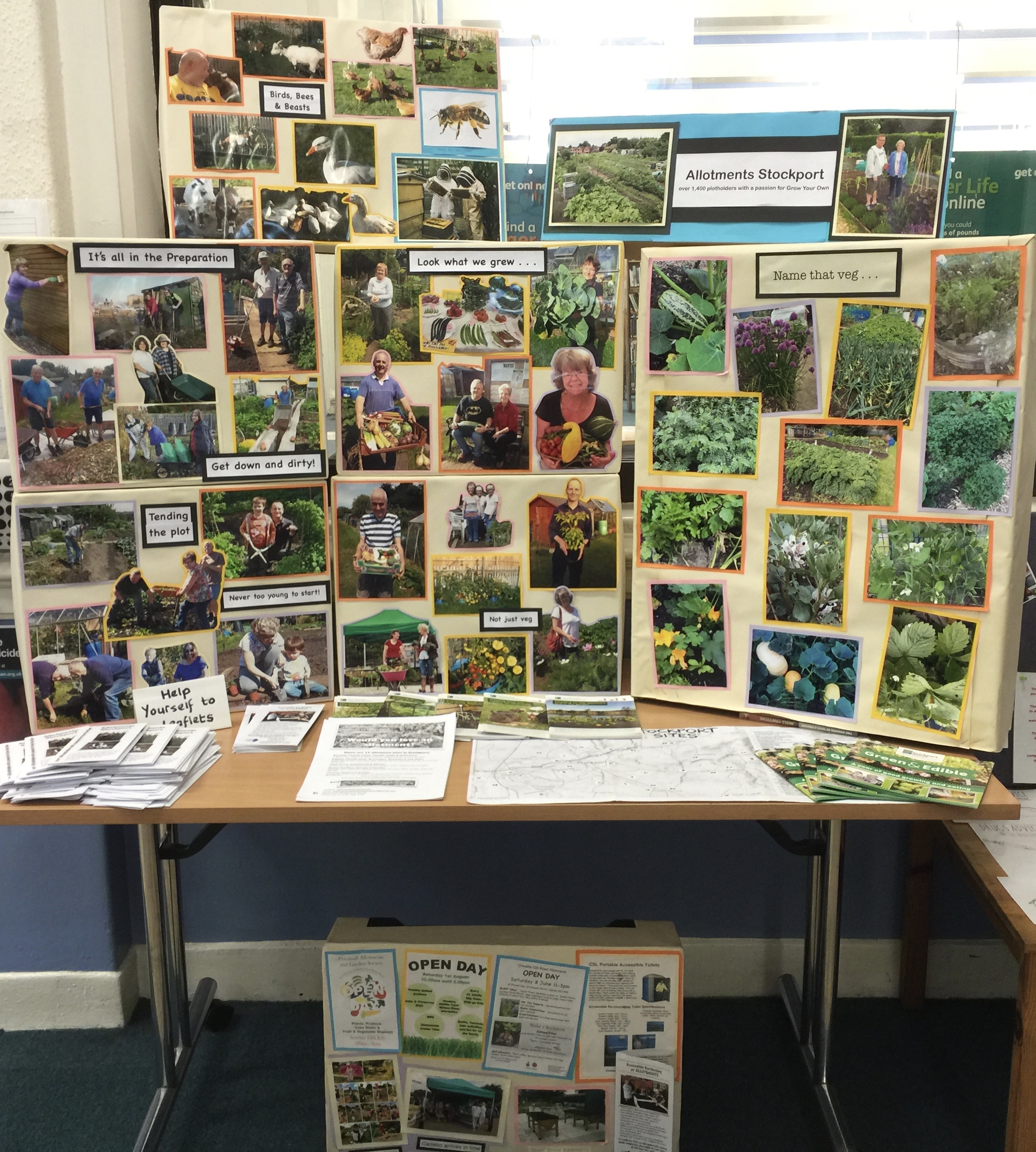 Allotments Stockport display at Stockport Central Library | Allotments ...